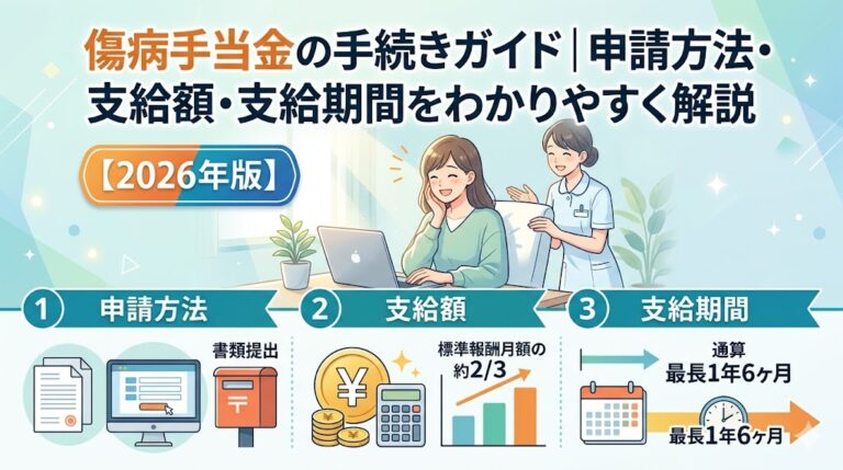 傷病手当金の手続きガイド｜申請方法・支給額・支給期間をわかりやすく解説 | バックオフィスの参考書